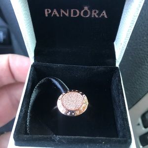 Pandora | Jewelry | Authentic Rose Gold Pandora Signature Ring | Poshmark